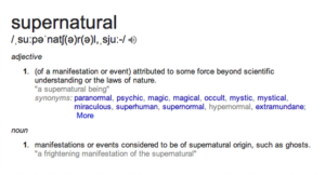 Supernatural Definition - Reachout Trust