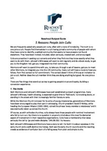 5 Reasons People Join Cults - Reachout Trust